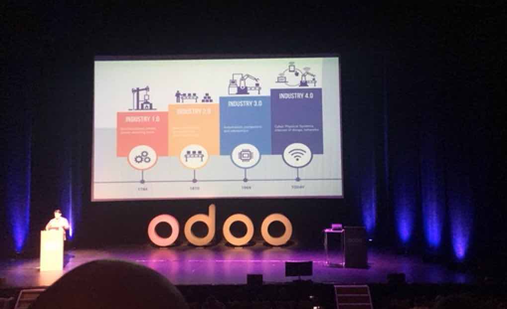 Fabien Pinckaers sur scène Odoo - manufacturing - 2018 • Regional-IT ...